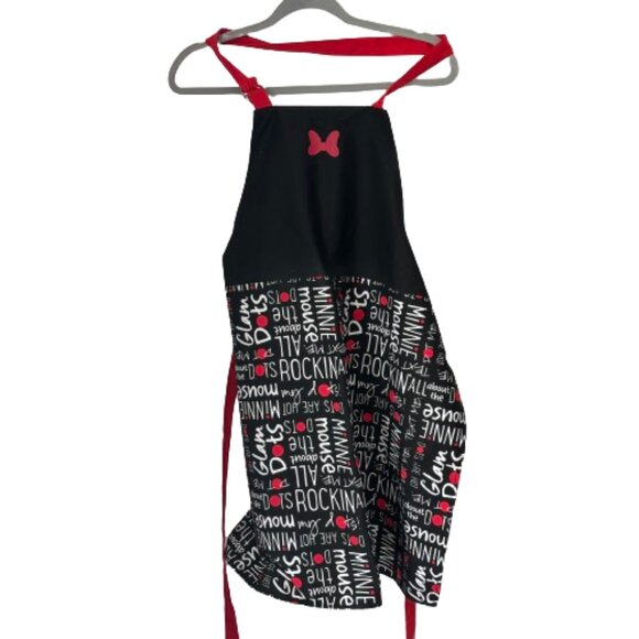 Disney | Kitchen | Disney Minnie Mouse Adult Cooking Apron Rockin All ...